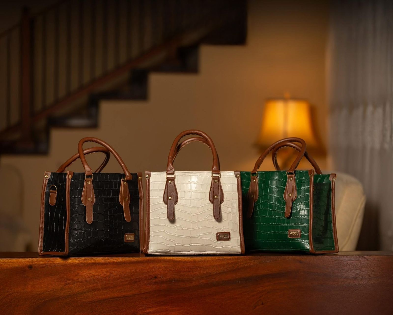 Two Tone Crocodile Box Bag by dmaxonlineshoppingstore.com | Powered by ...